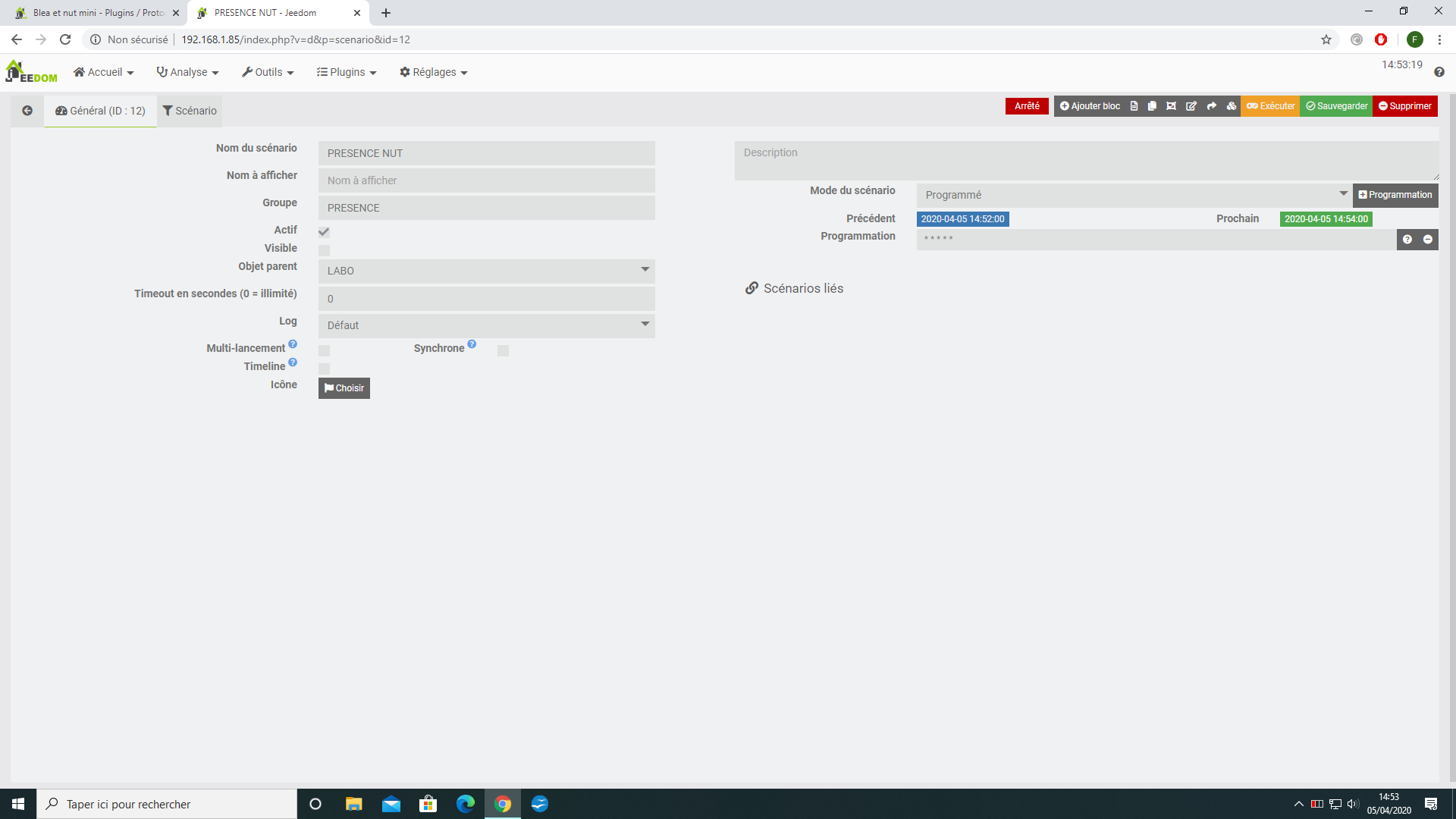 Blea et nut mini - Protocole domotique - Communauté Jeedom