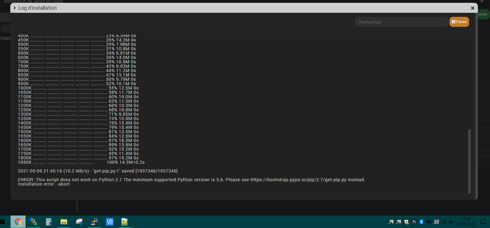 Jarvis Plugin HS? - Communication - Communauté Jeedom