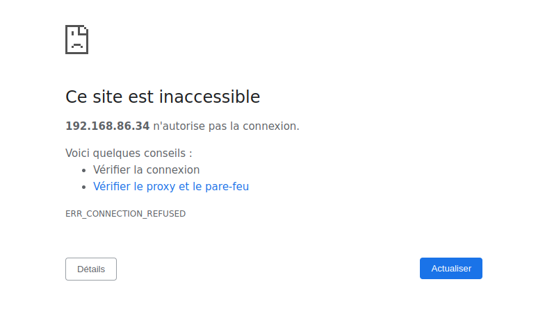 Connexion Refusée En Local Utilisation Du Core De Jeedom Communauté Jeedom 
